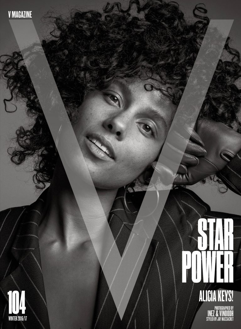 Alicia Keys Continues Her No Makeup Movement on the Cover of V Magazine ... Alicia Keys Continues Her No Makeup Movement on the Cover of V Magazine ...